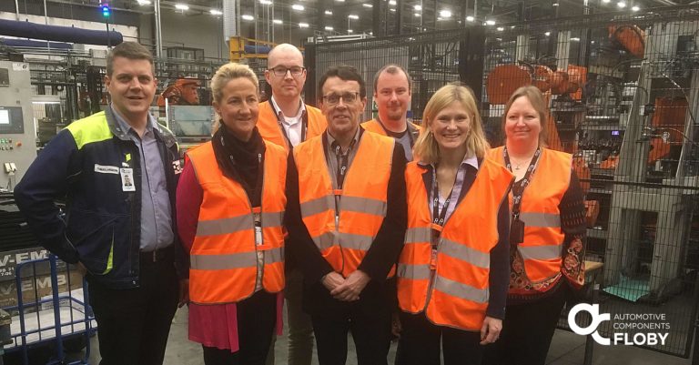 Politikerträff på AC Floby - Automotive Components Floby